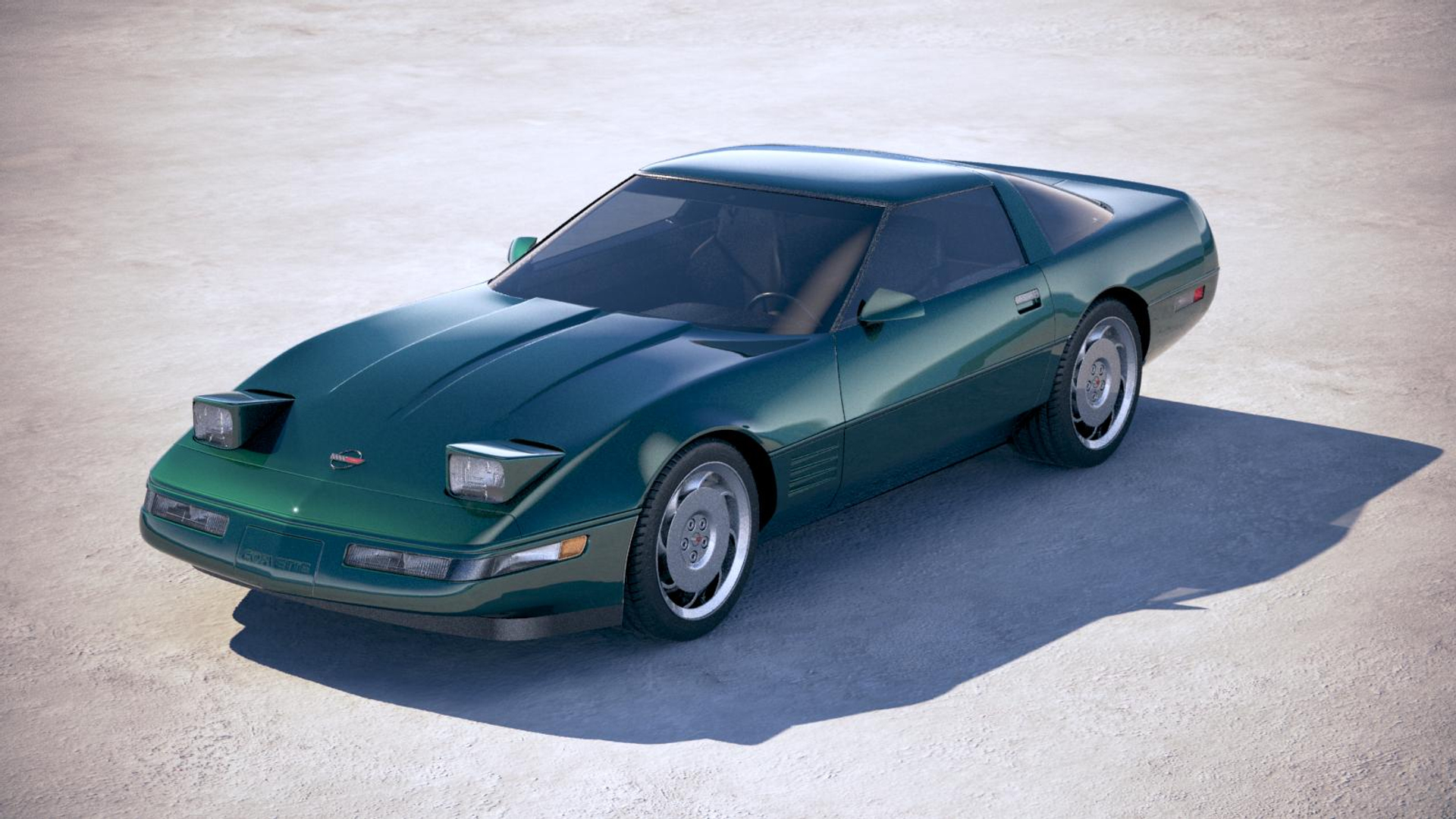 Chevrolet Corvette C4 3d Max