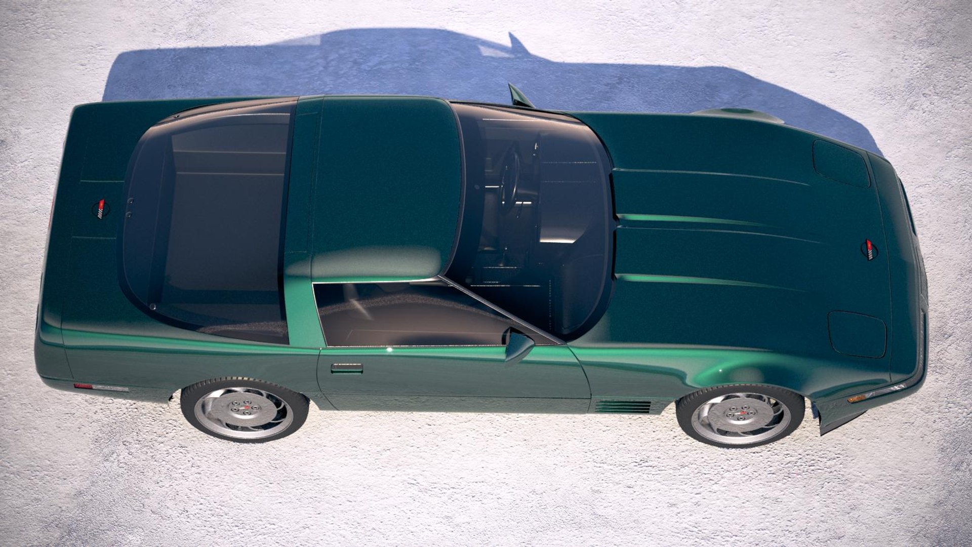 Chevrolet Corvette C4 3d Max