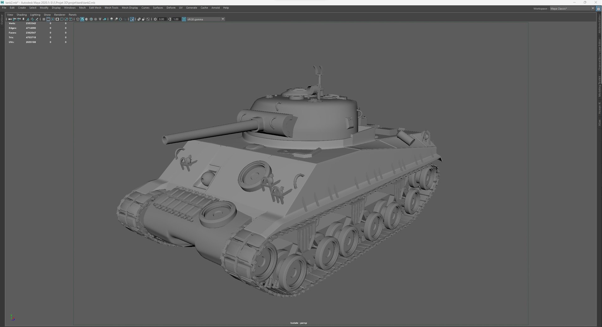 3D tank model - TurboSquid 2098922