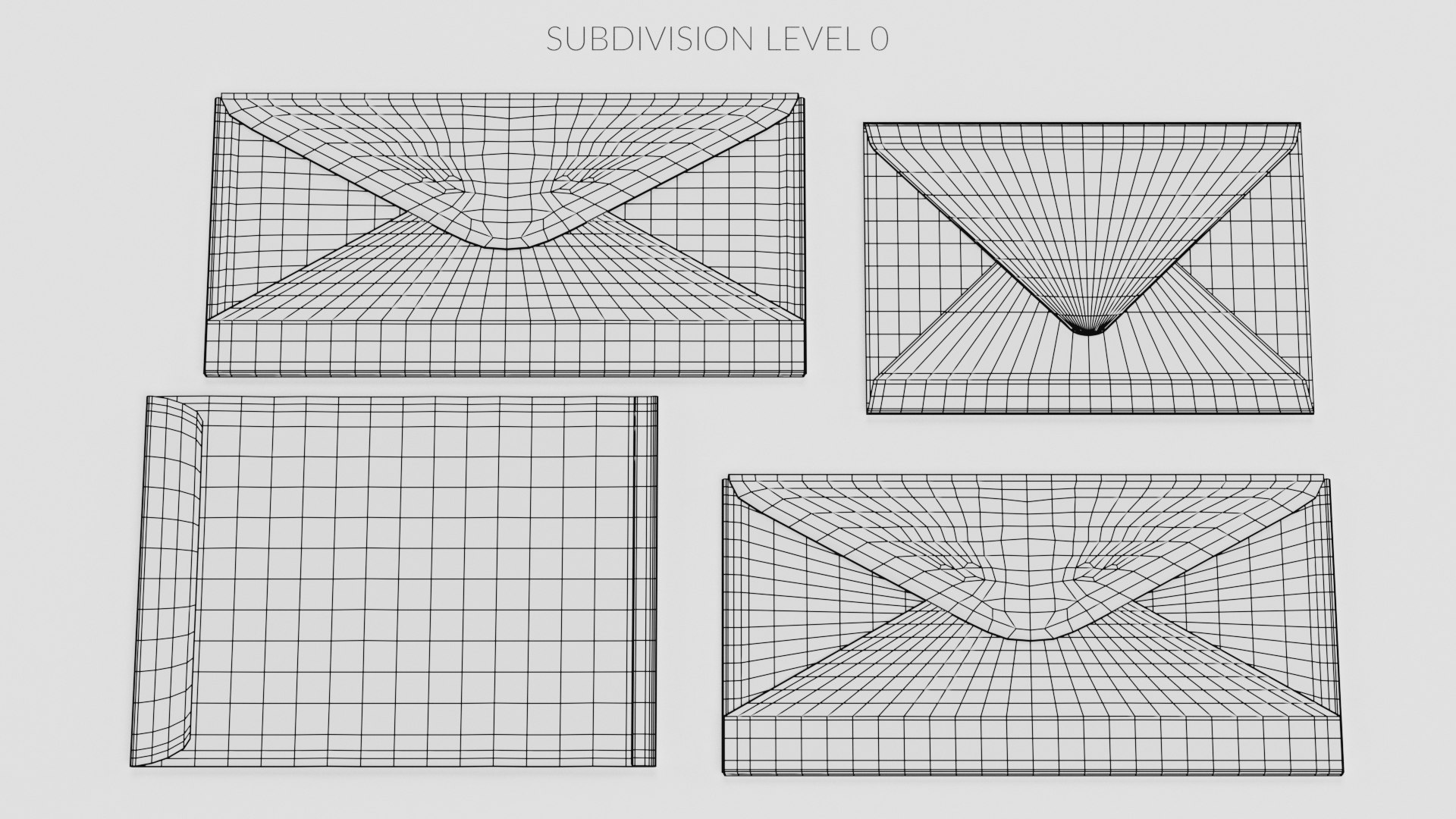 Envelope Used 3D Model - TurboSquid 1692609