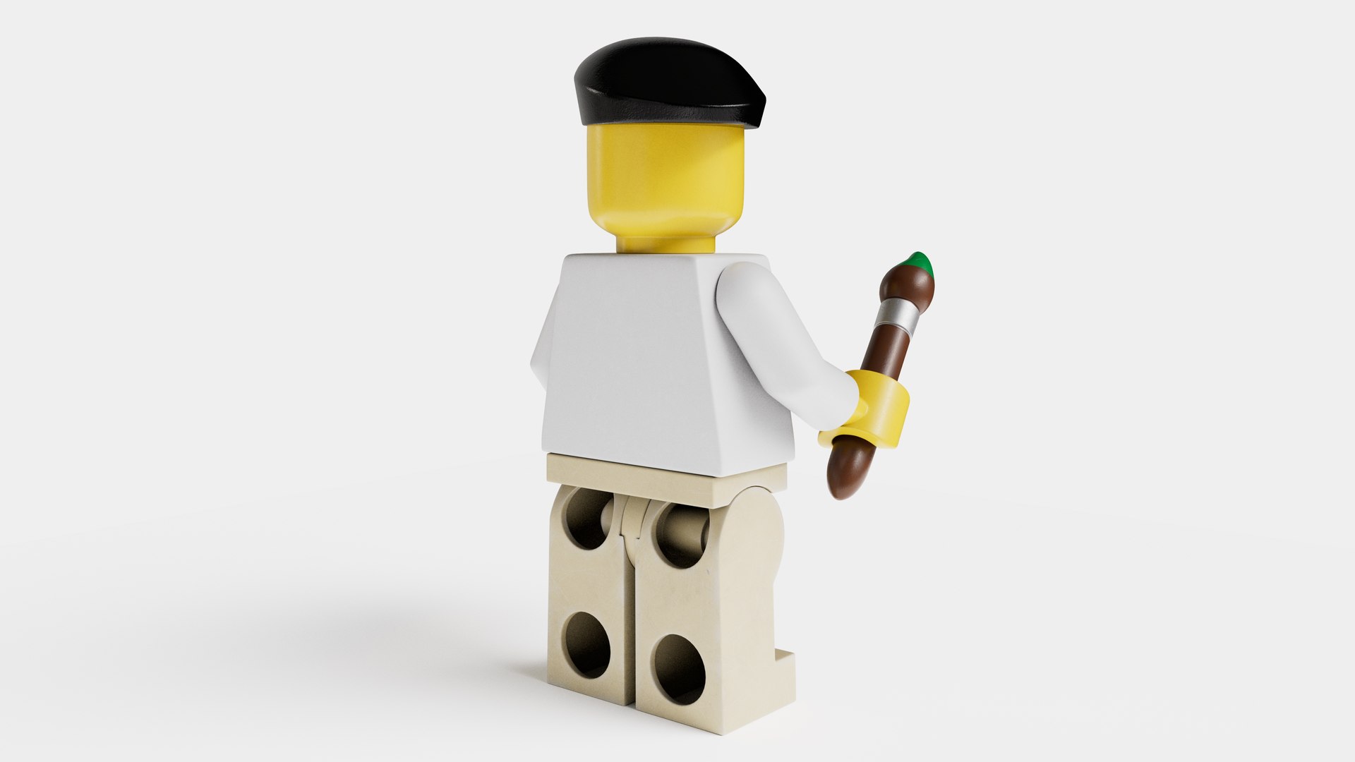 Lego Minifigure Artist 3D Model - TurboSquid 2368735