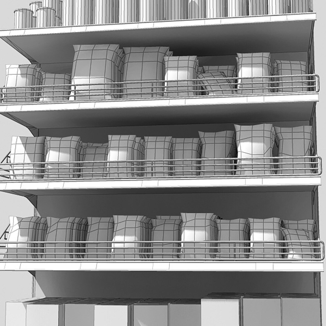 Chips Shelf 3d Max