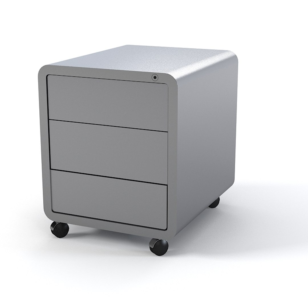 3d model muller office trolley