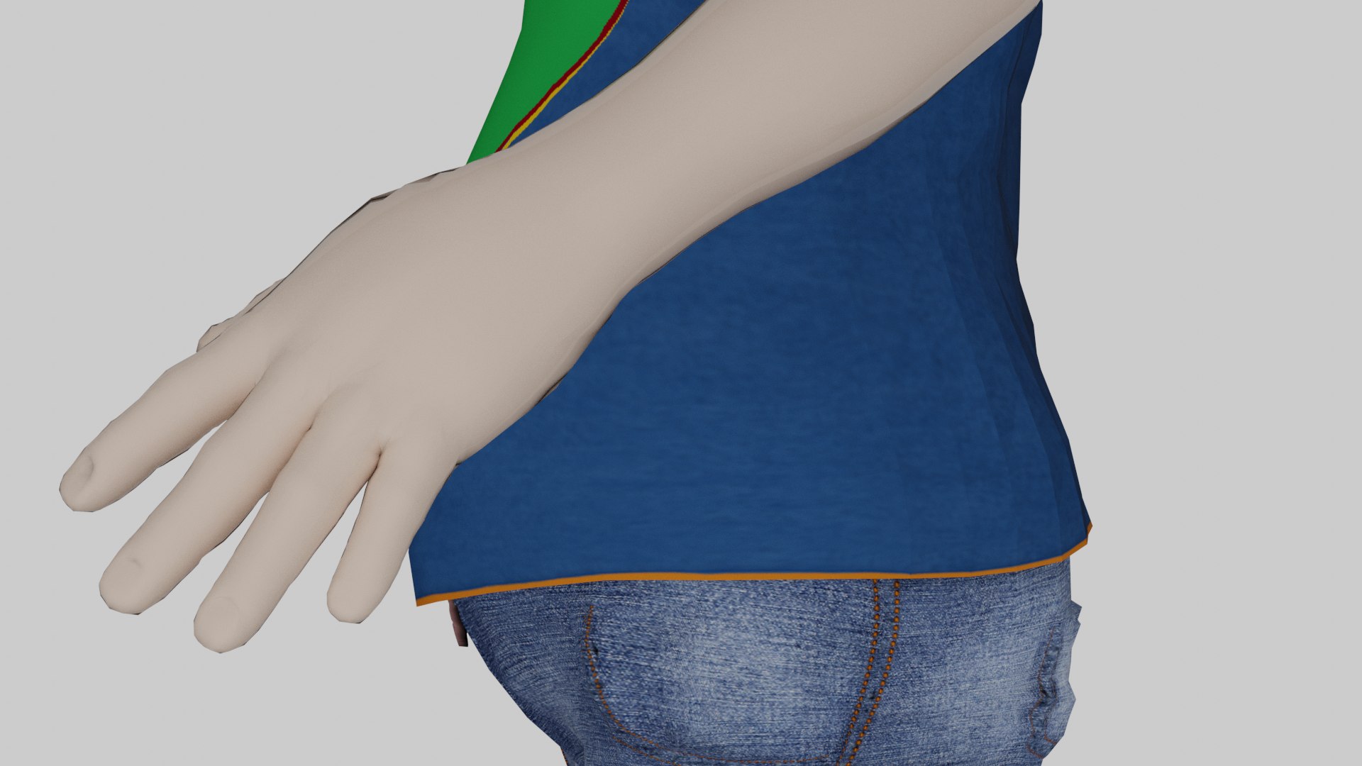 One Year Old Girl 3D Model - TurboSquid 1900060