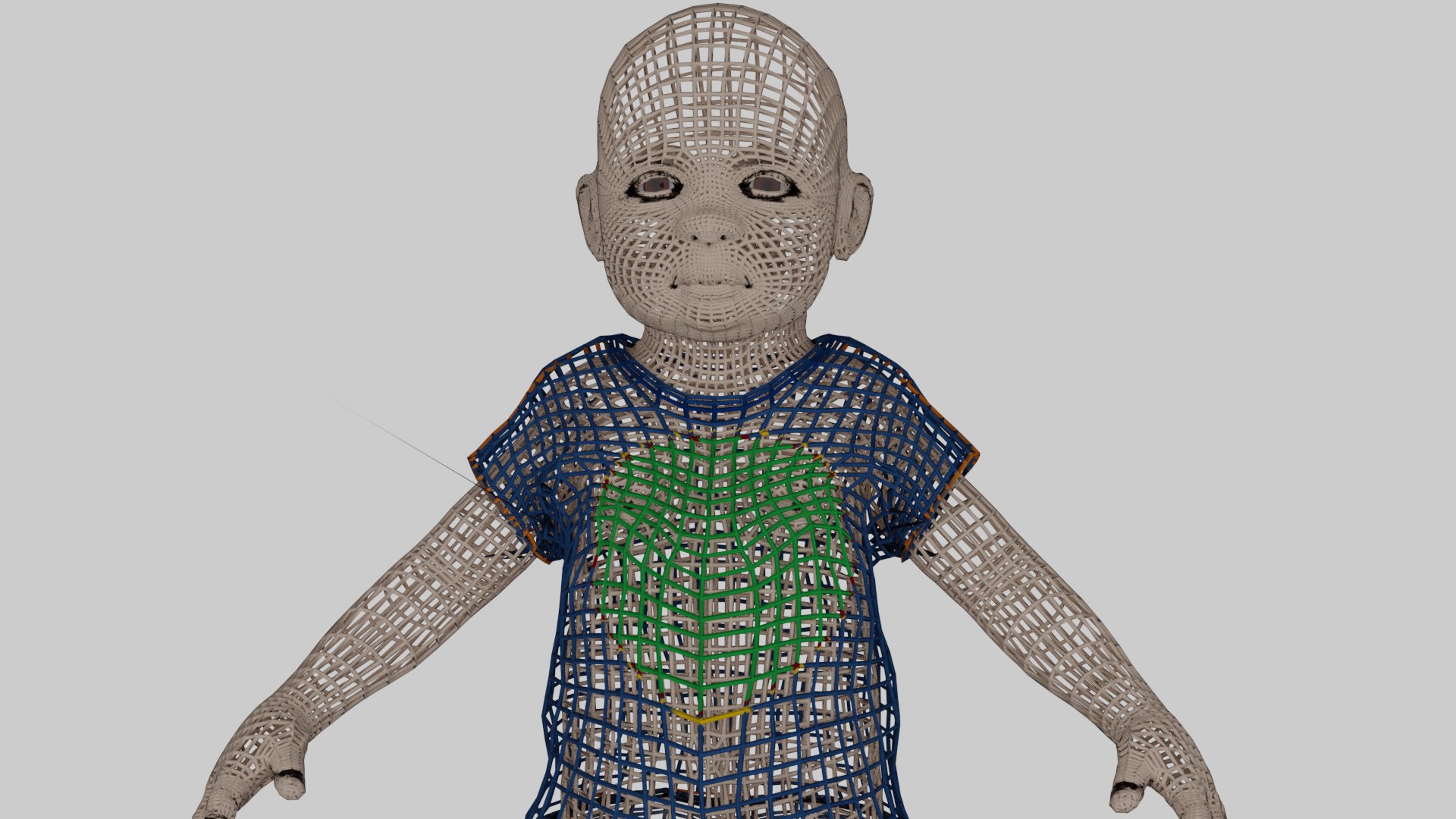 One Year Old Girl 3D Model - TurboSquid 1900060