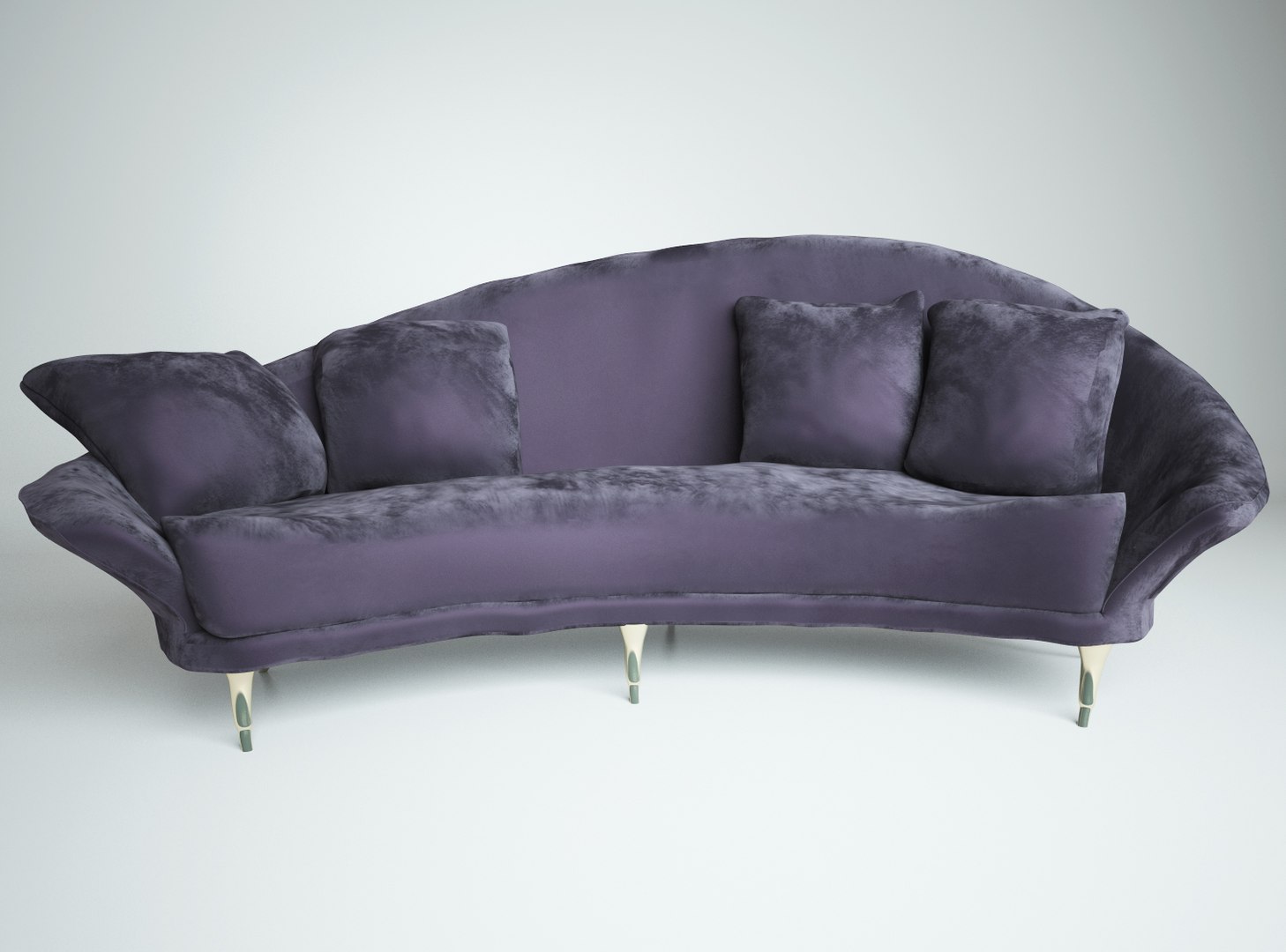 Arc Sofa Model - TurboSquid 1192752