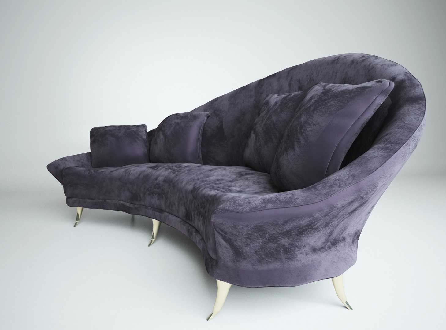Arc Sofa Model - TurboSquid 1192752