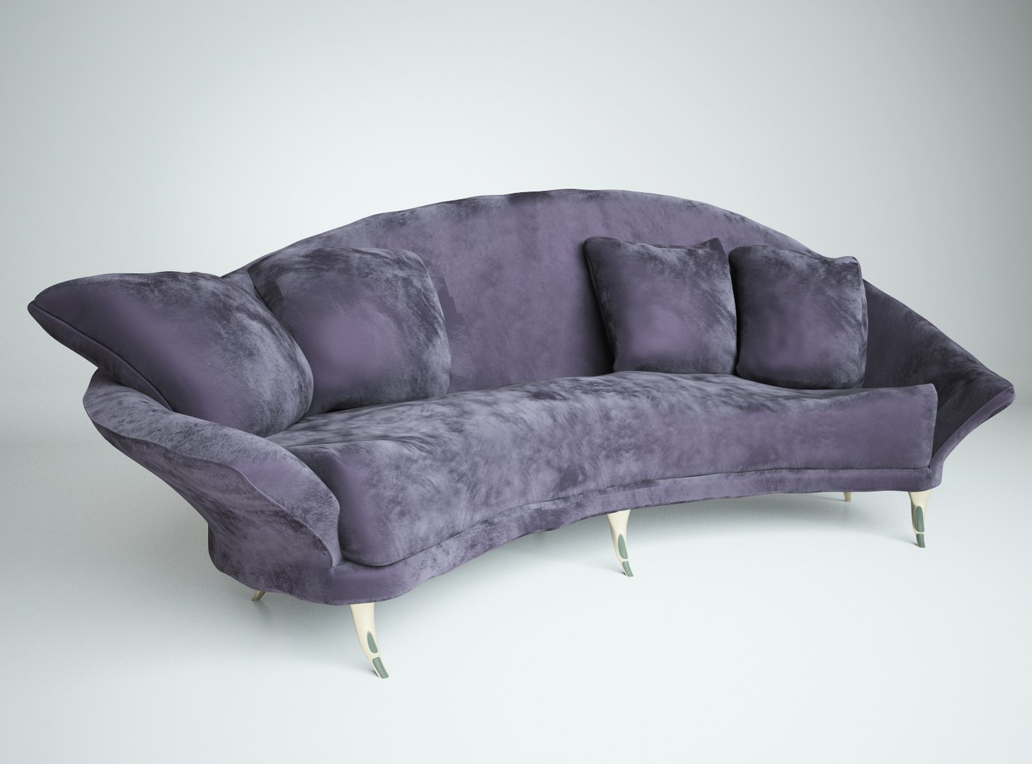 Arc Sofa Model - TurboSquid 1192752