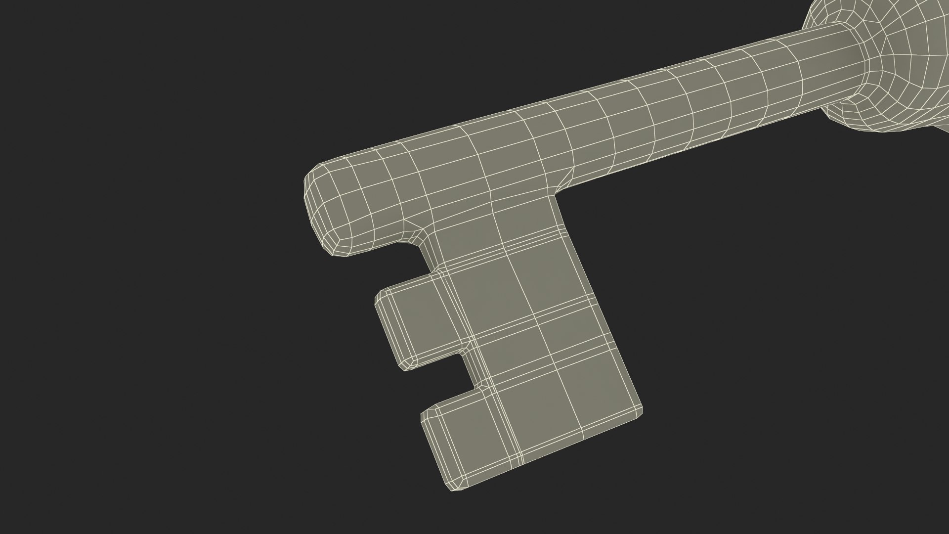 Ornate Skull Gothic Key Steel 3D Model - TurboSquid 2246198