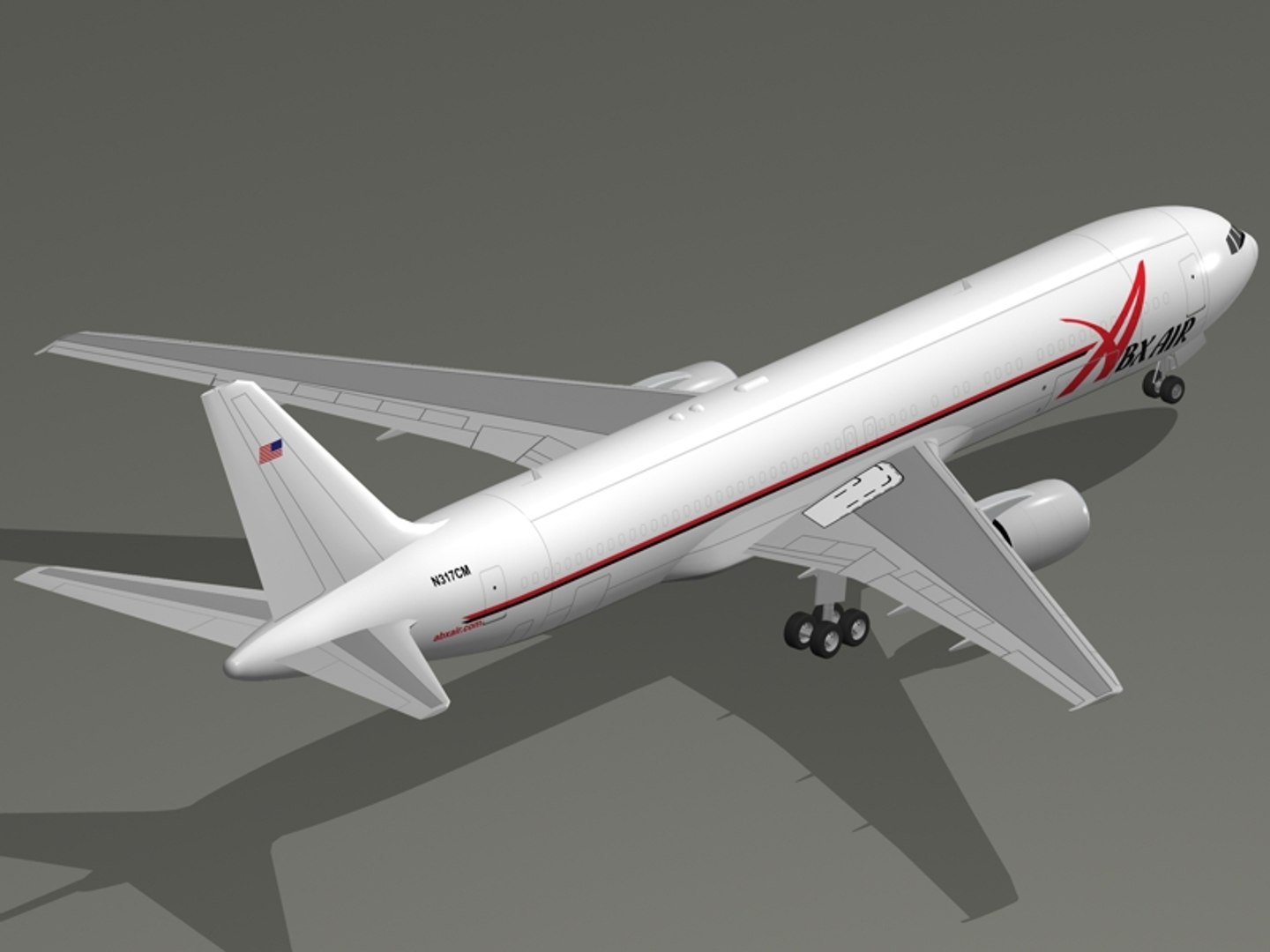 Boeing 767-300f Abx Air 3D Model - TurboSquid 1239911