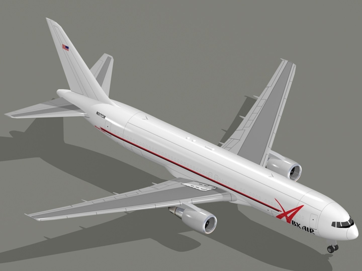 Boeing 767-300f Abx Air 3D Model - TurboSquid 1239911