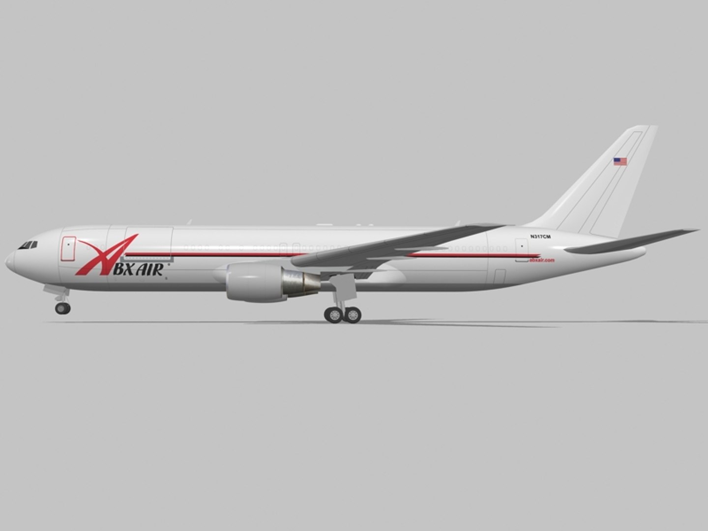 Boeing 767-300f Abx Air 3D Model - TurboSquid 1239911