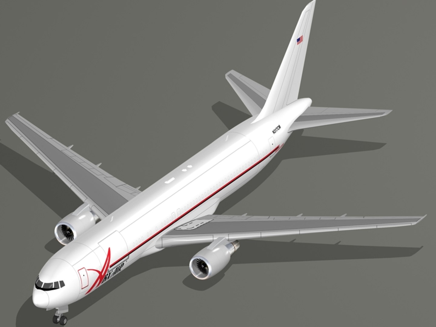 Boeing 767-300f Abx Air 3D Model - TurboSquid 1239911