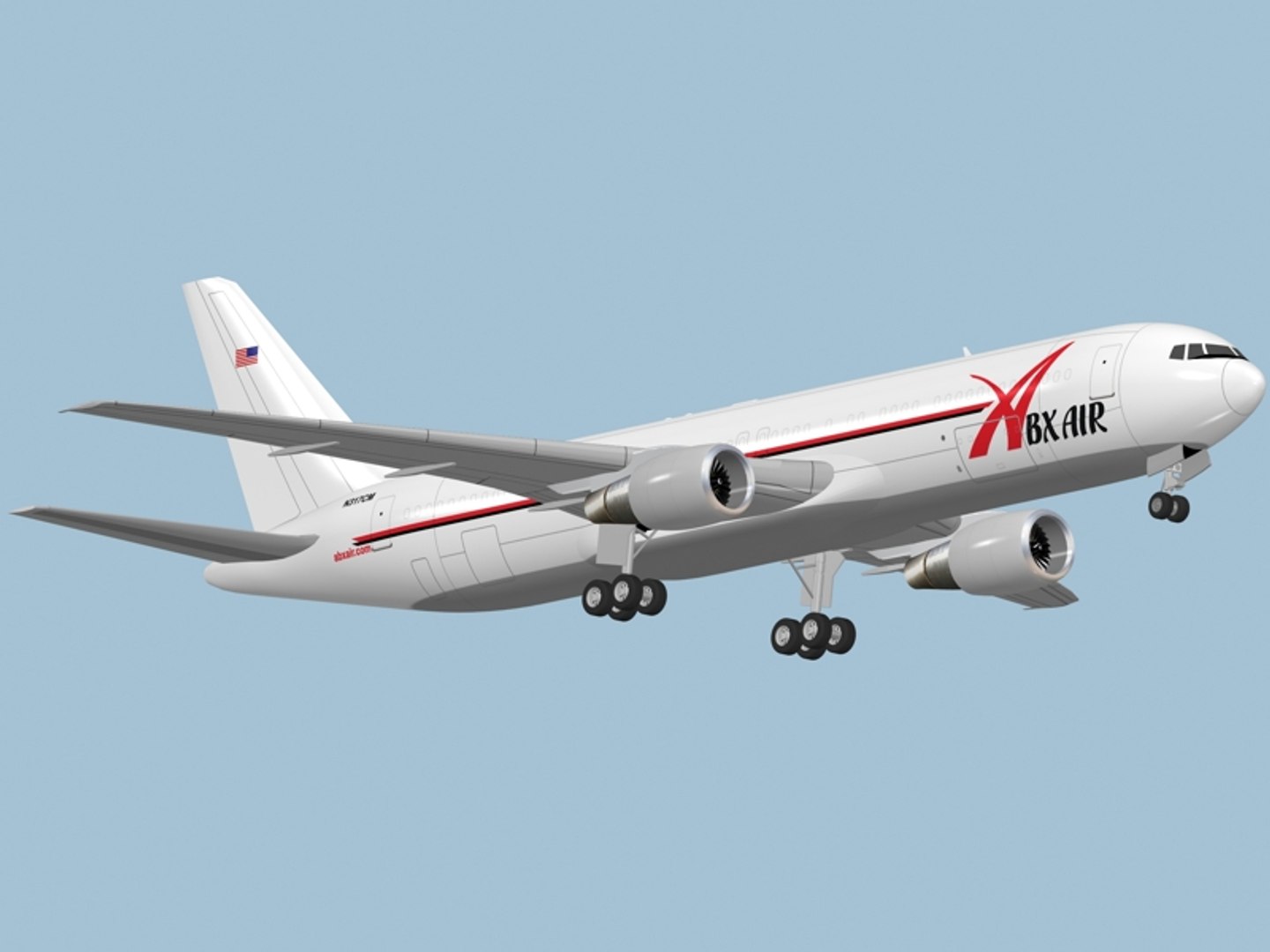 Boeing 767-300f Abx Air 3D Model - TurboSquid 1239911