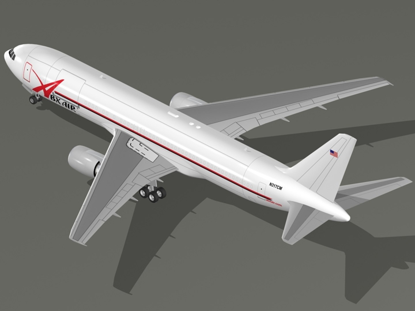 Boeing 767-300f Abx Air 3D Model - TurboSquid 1239911