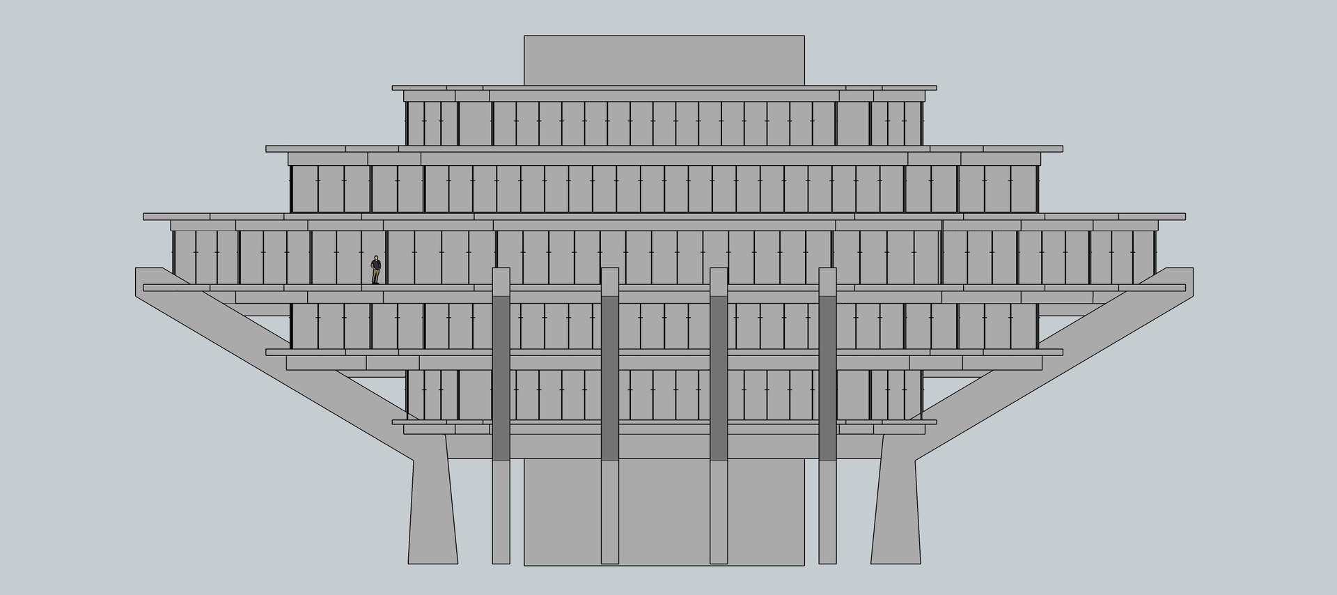 Simple Library 3D Model - TurboSquid 1336170