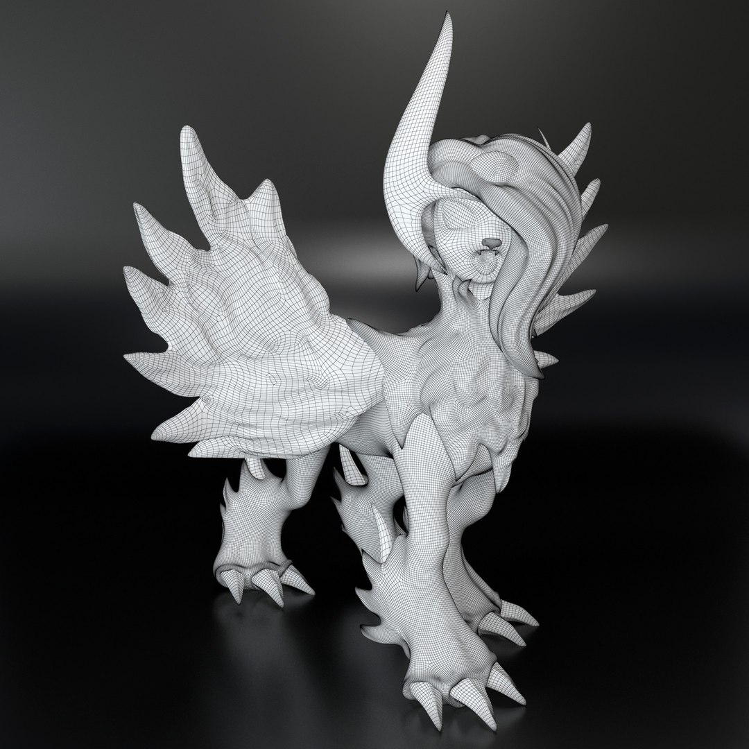 3D Model Hristmas Mega Absol Pokemon - TurboSquid 1221639