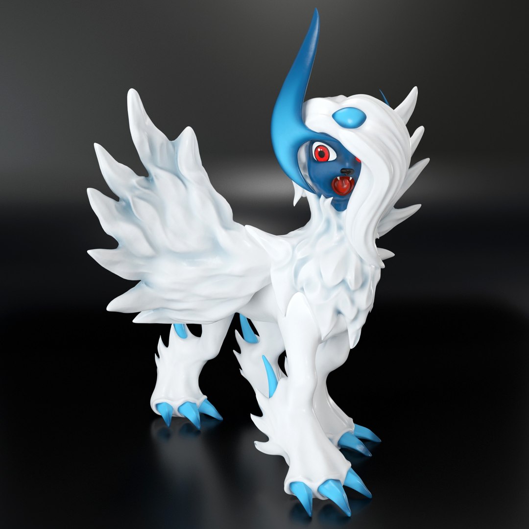 3D Model Hristmas Mega Absol Pokemon - TurboSquid 1221639