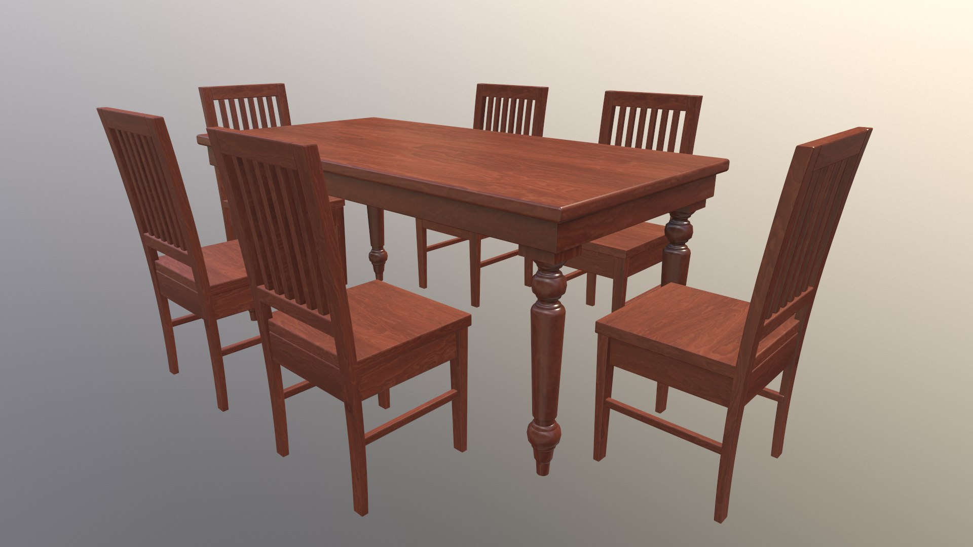 3D Chair Table - TurboSquid 1819064