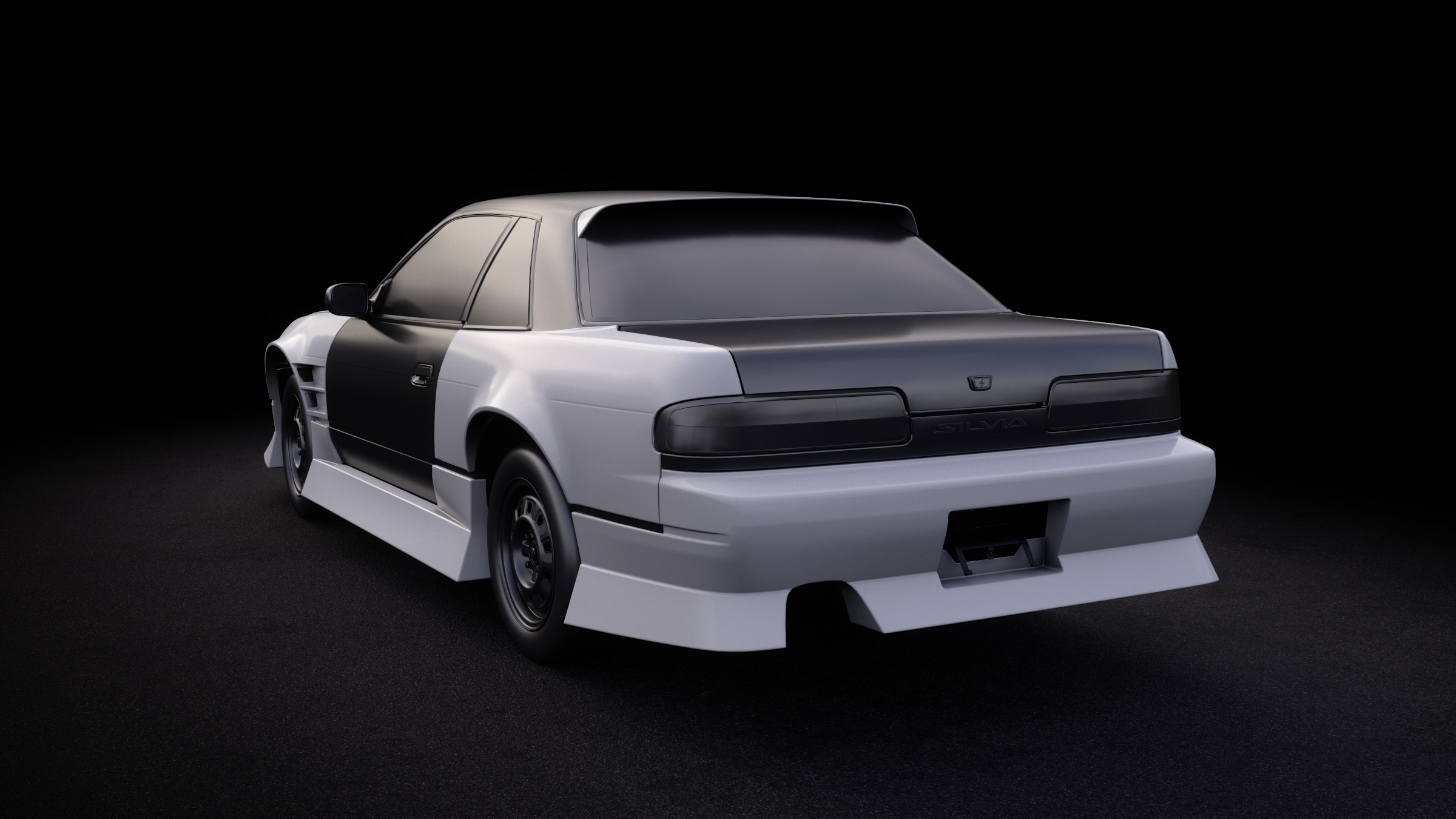 Nissan Silvia S13 Origin Labo Aggressive Line Bodykit 3D-Modell ...