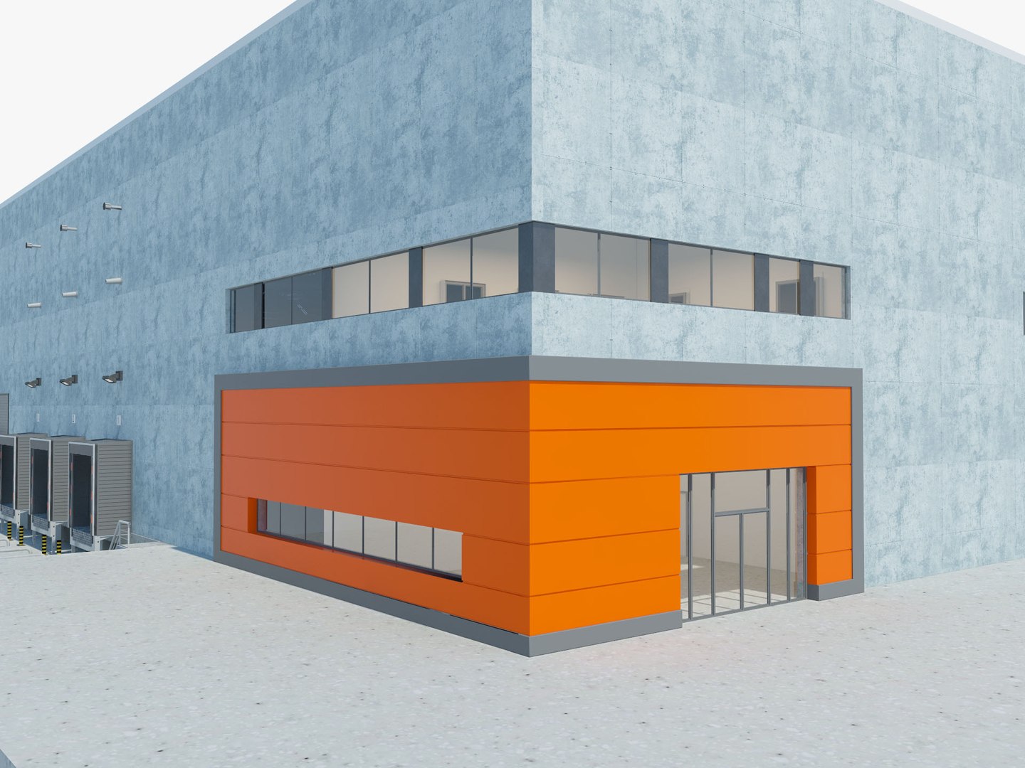 Warehouse Logistic 5 Interior And Exterior 3D Model - TurboSquid 2066445