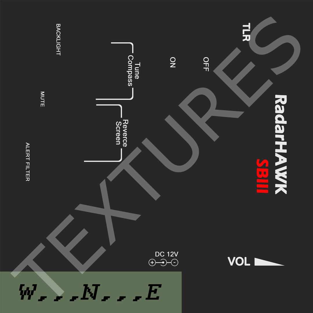 3d Radar Detector Radarhawk Silver Model