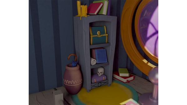 3d stylized room 3D model - TurboSquid 1807264