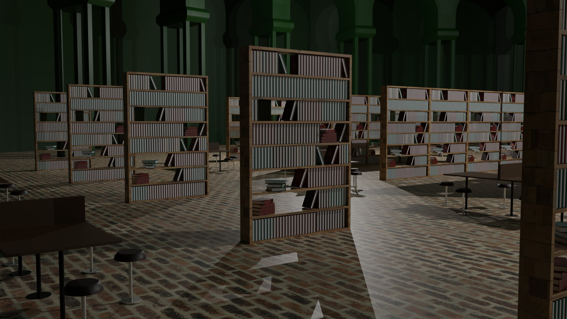 Library Interior Model - TurboSquid 2132154
