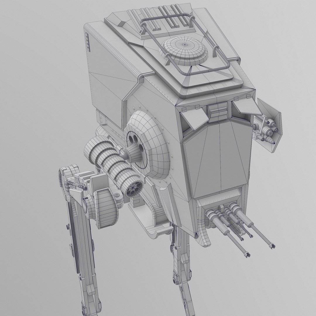 3D At-st Walker Star Wars - TurboSquid 1270159