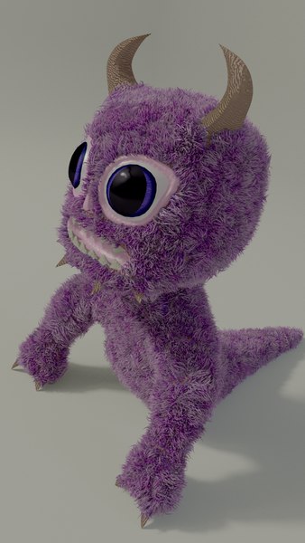 3D shocked monster toy - TurboSquid 1286164
