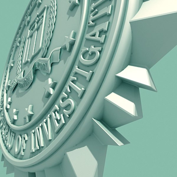 3d model fbi crest