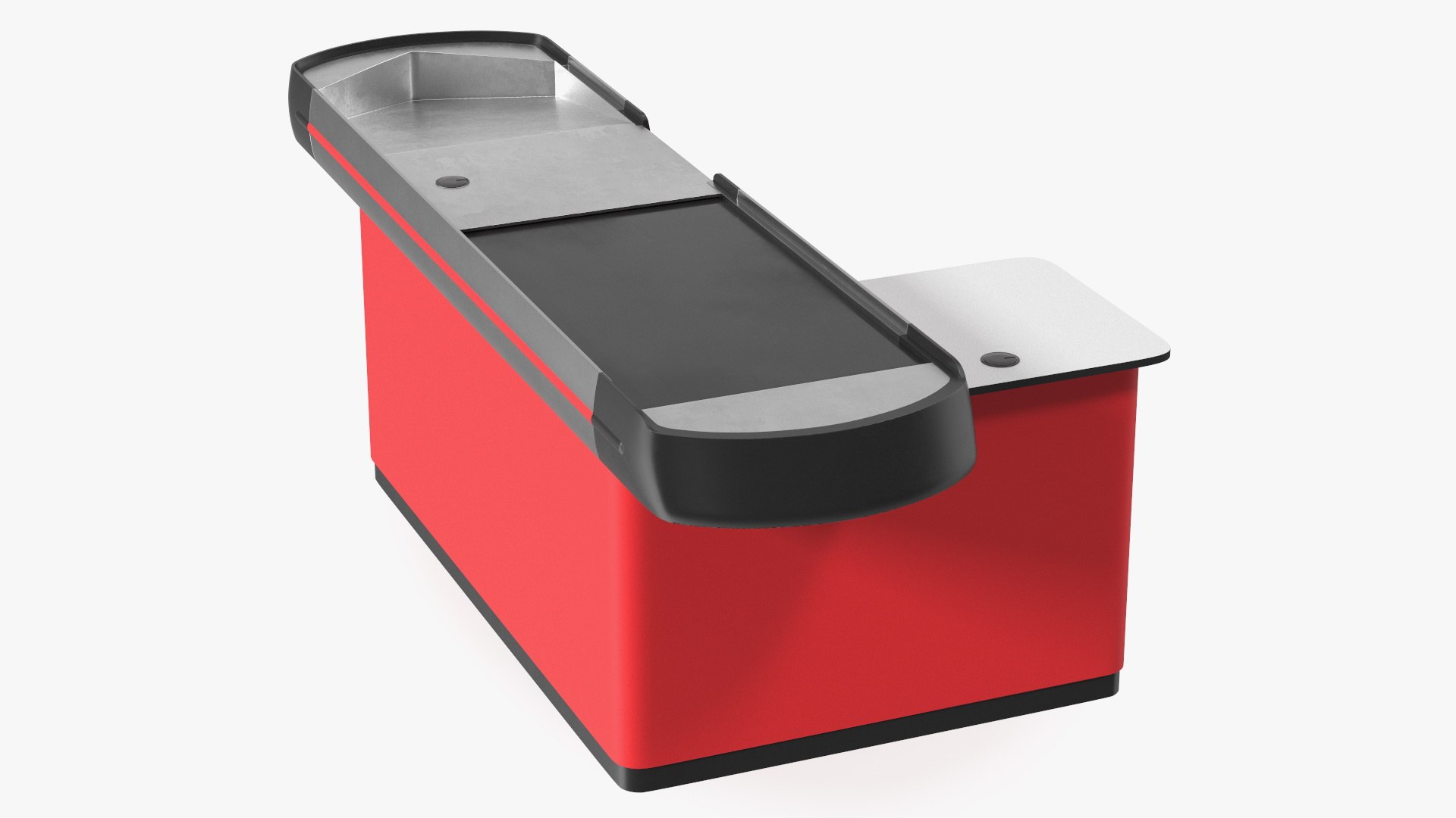 Ergonomic Small Retail Checkout Counter Red Rigged 3D - TurboSquid 2183371
