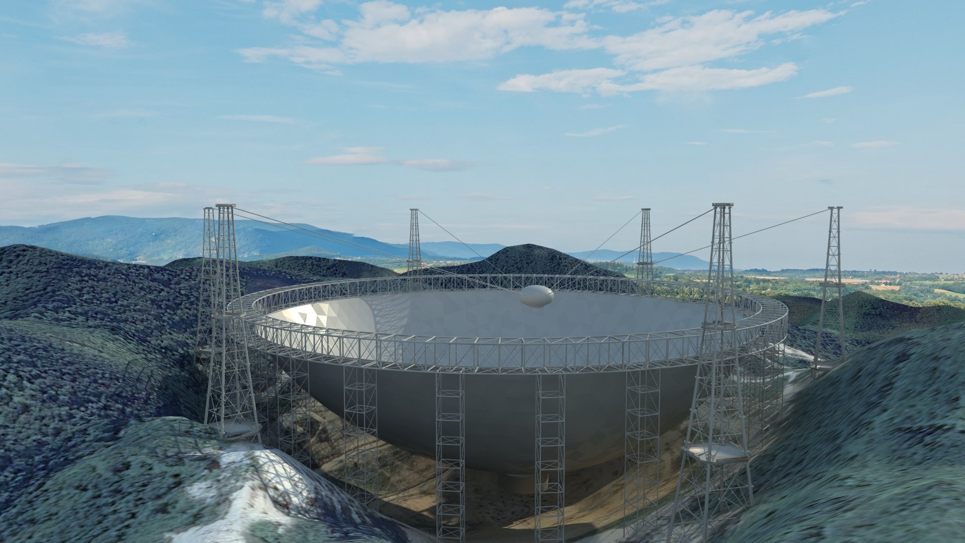 3D FAST Tianyan Chinese Telescope - TurboSquid 2451573
