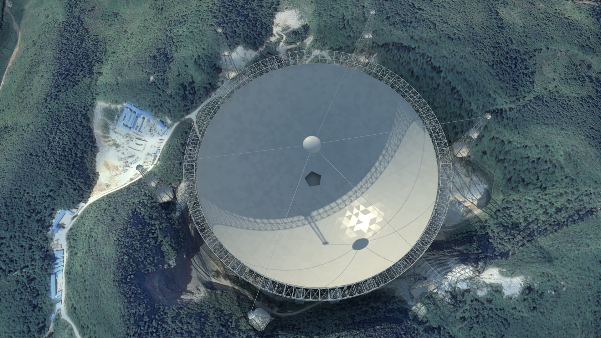 3D FAST Tianyan Chinese Telescope - TurboSquid 2451573