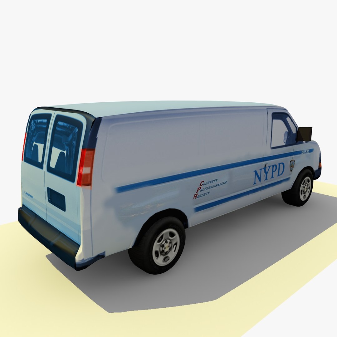 police van 3d model