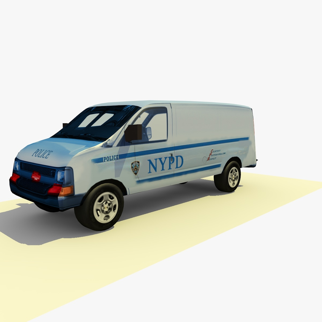 police van 3d model
