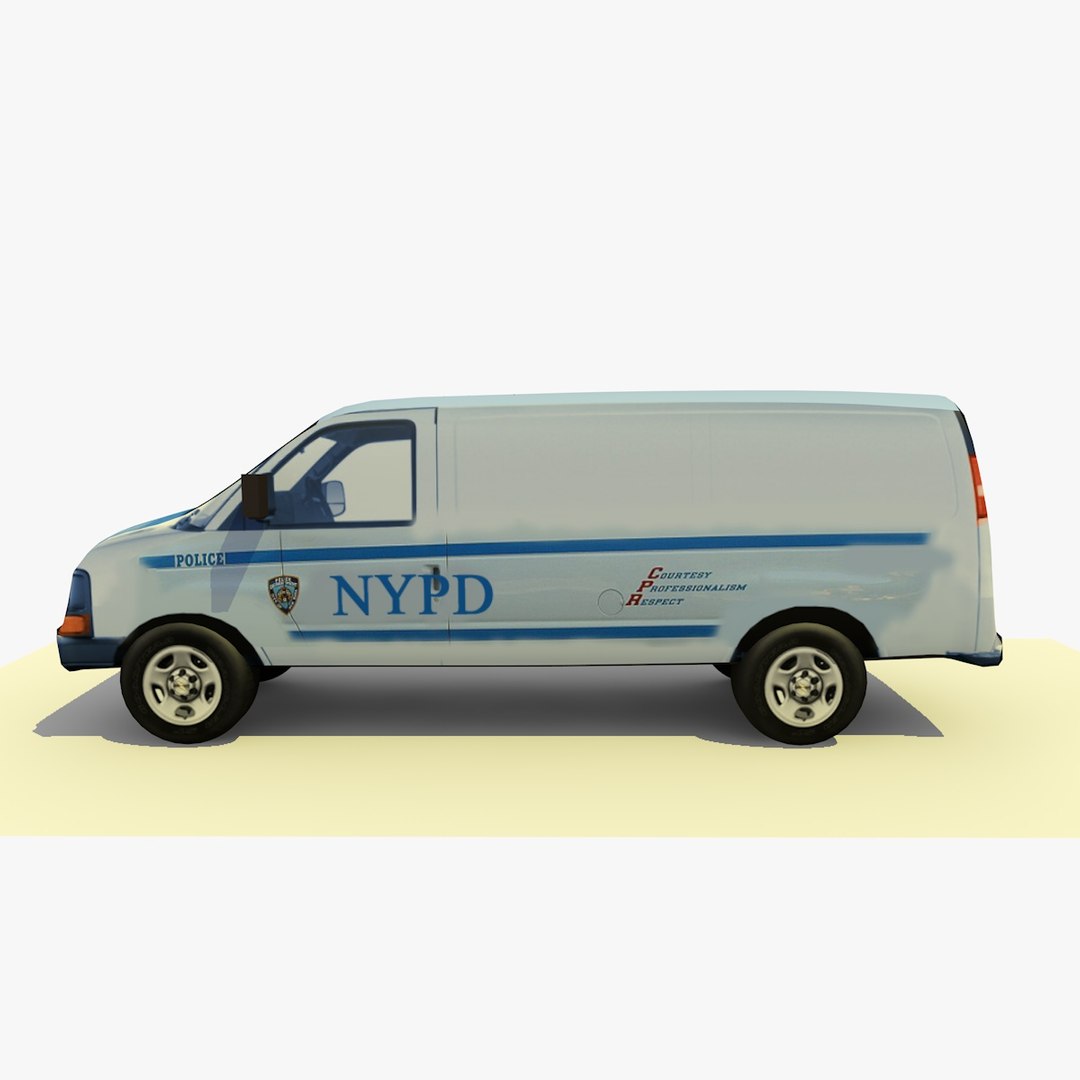 police van 3d model