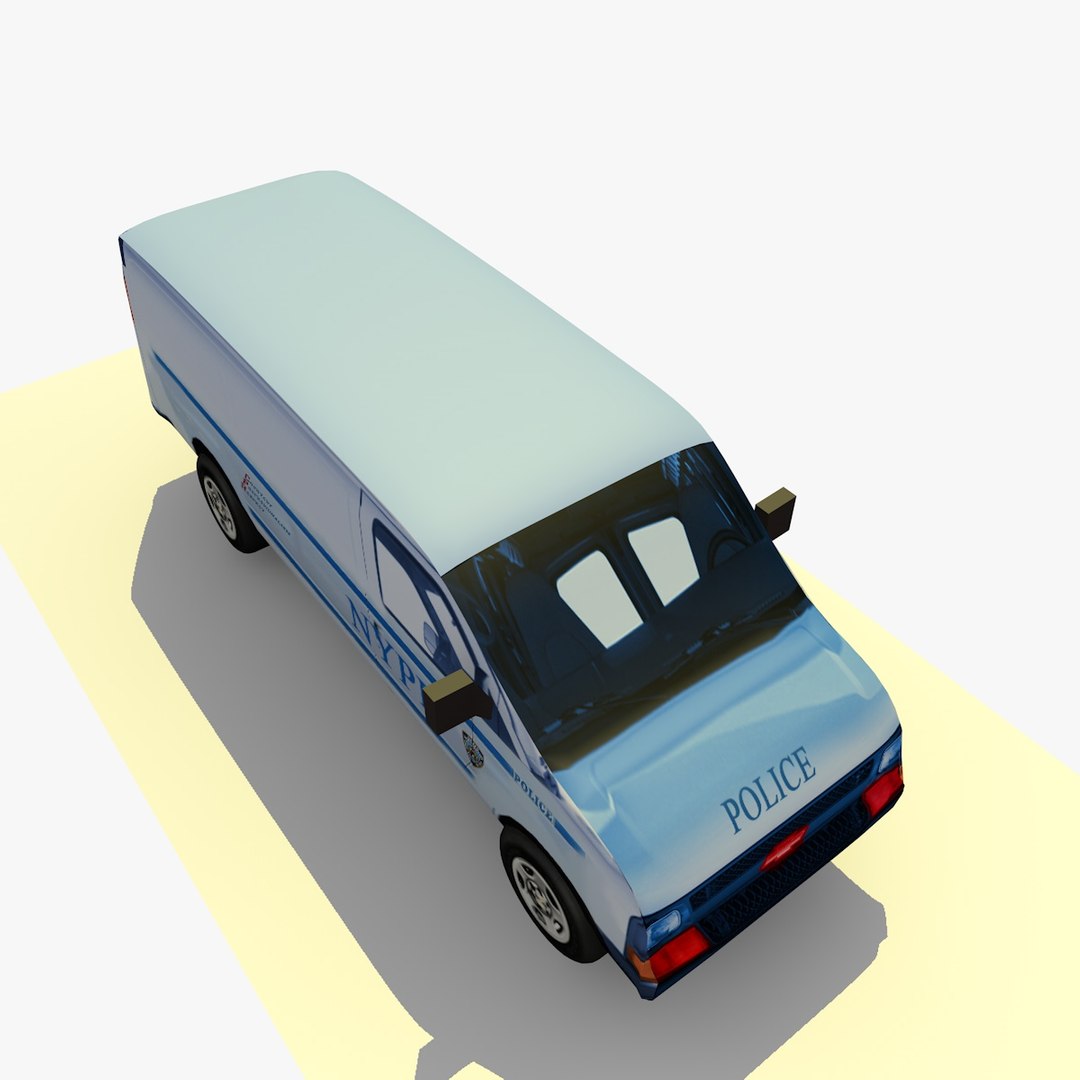 police van 3d model