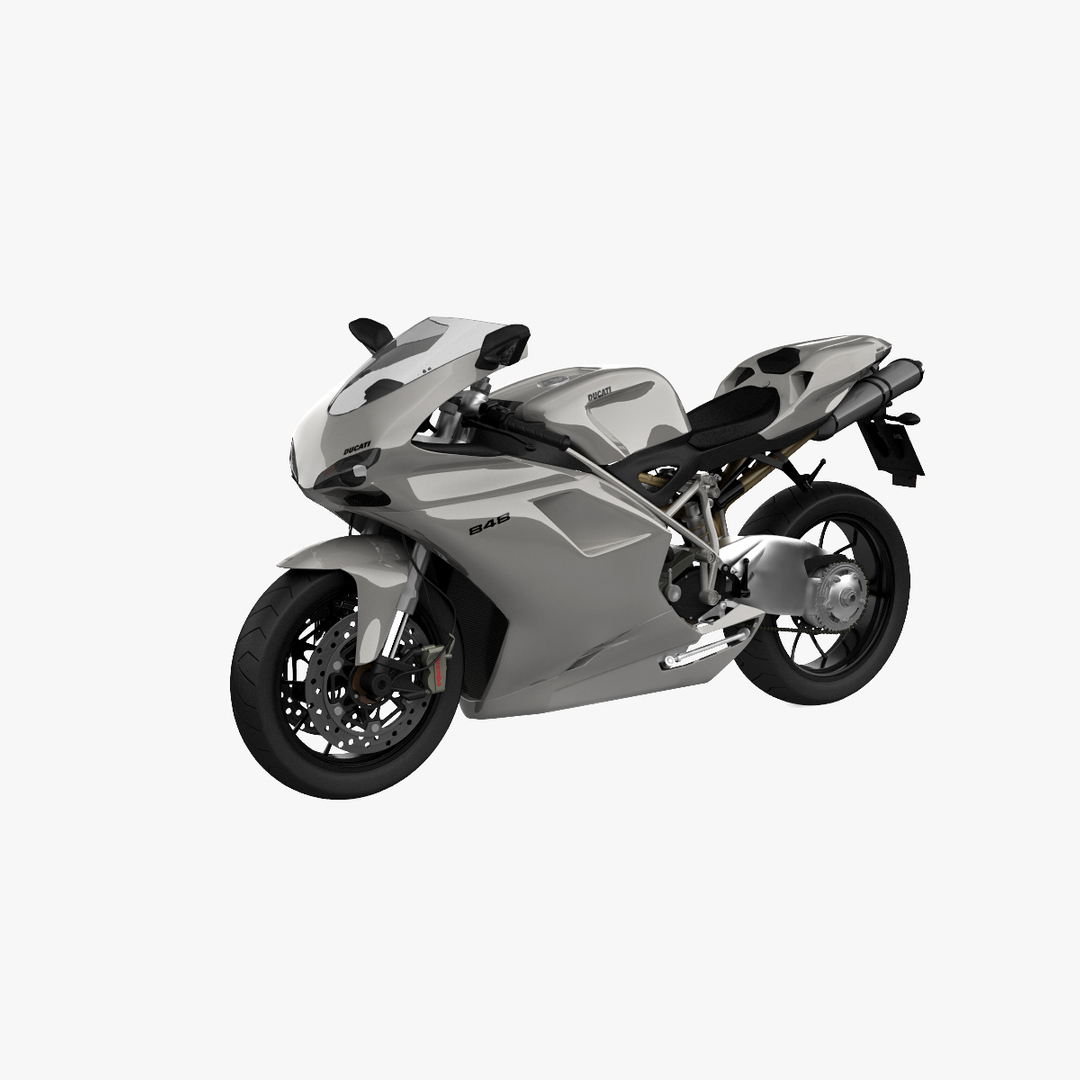 ducati 848 2009 3d 3ds