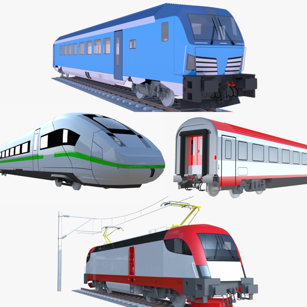 3D Siemens Trains Collection - TurboSquid 2181533