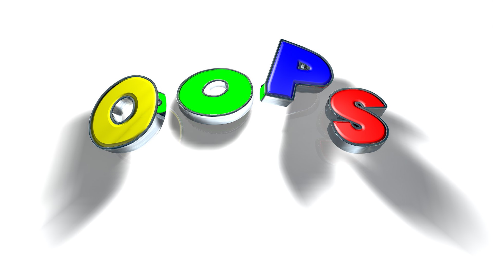 Free Oops Scene 3d Model