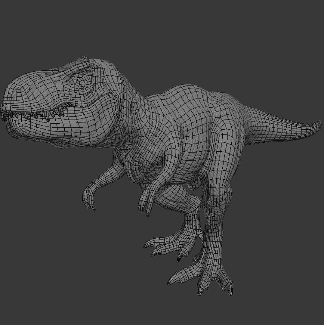 3d t-rex rex model