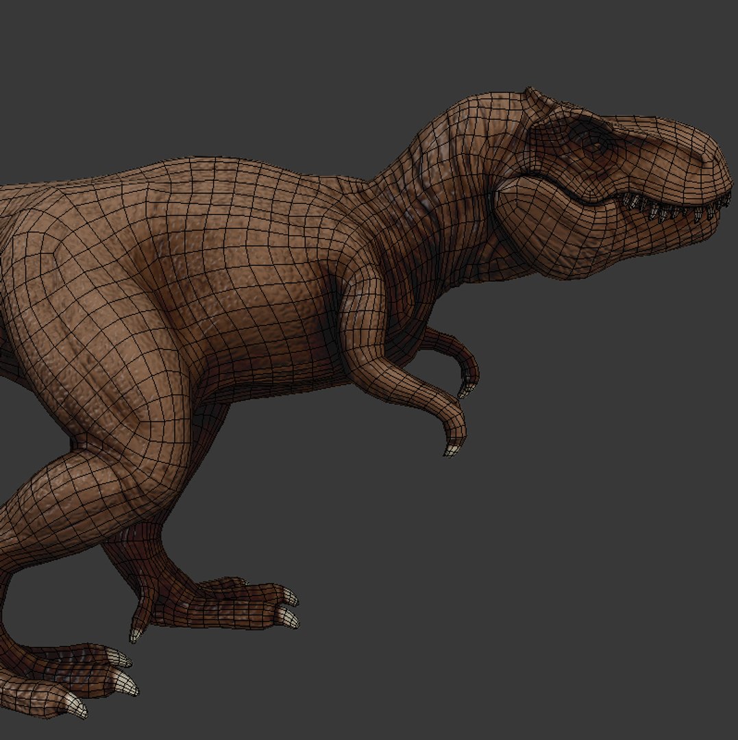 3d t-rex rex model