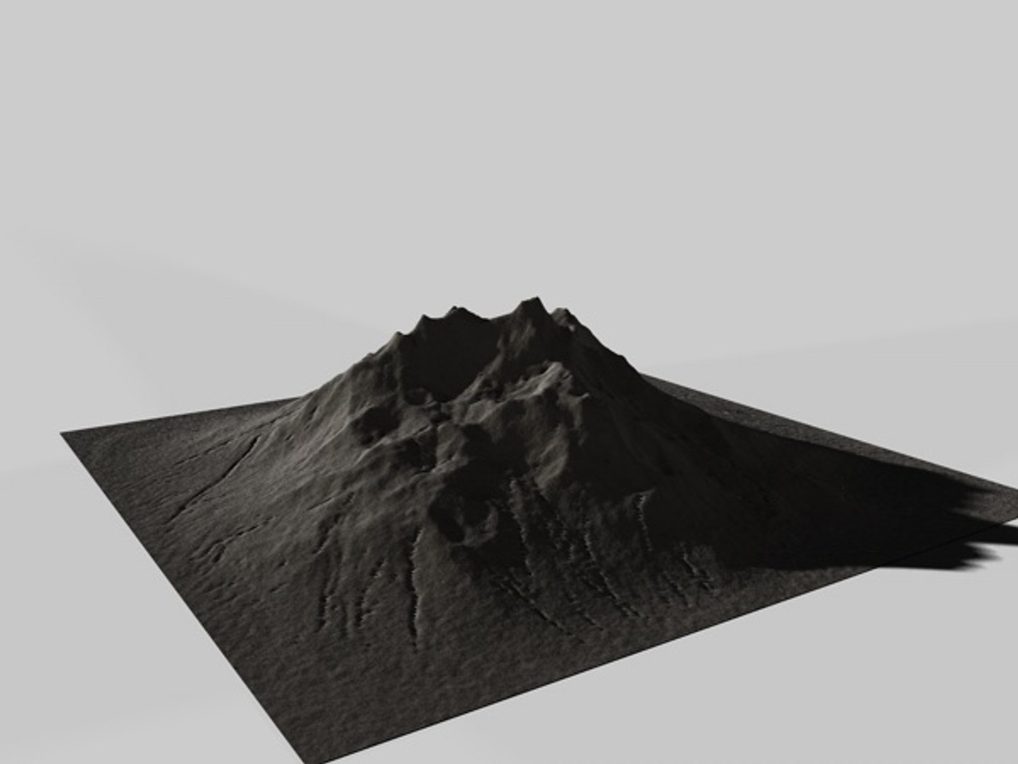 C4d Mountain Landscape