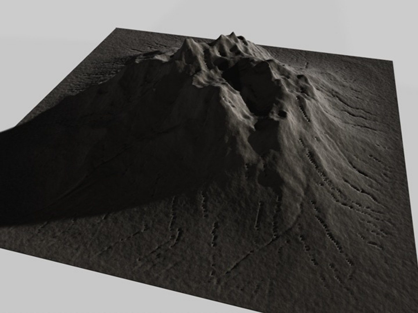 C4d Mountain Landscape