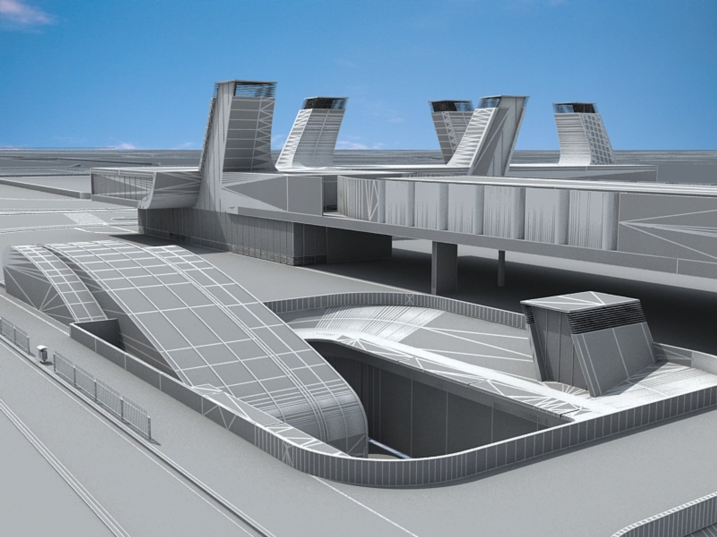 3D Cityscape 1 - TurboSquid 2074988