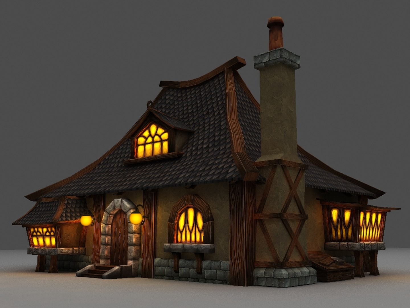 House World Warcraft 3d Model