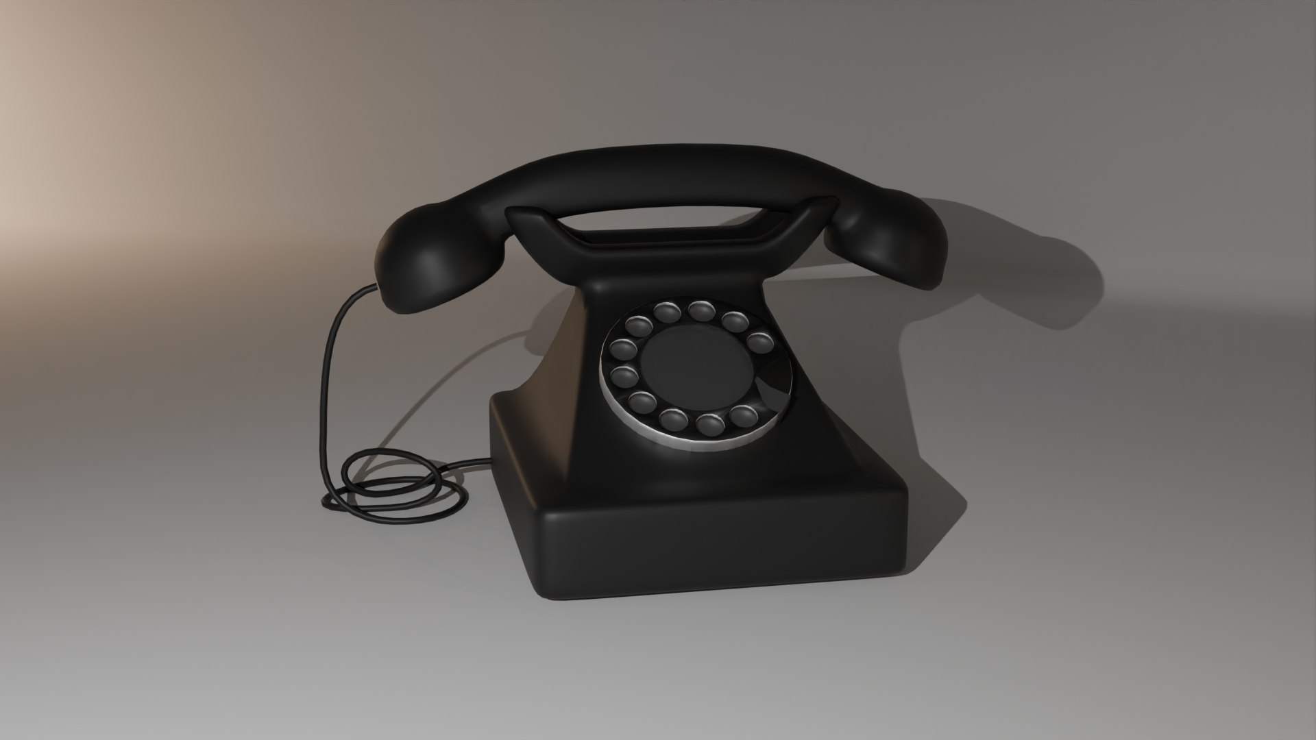 Rotary Phone 3D Model - TurboSquid 2211266