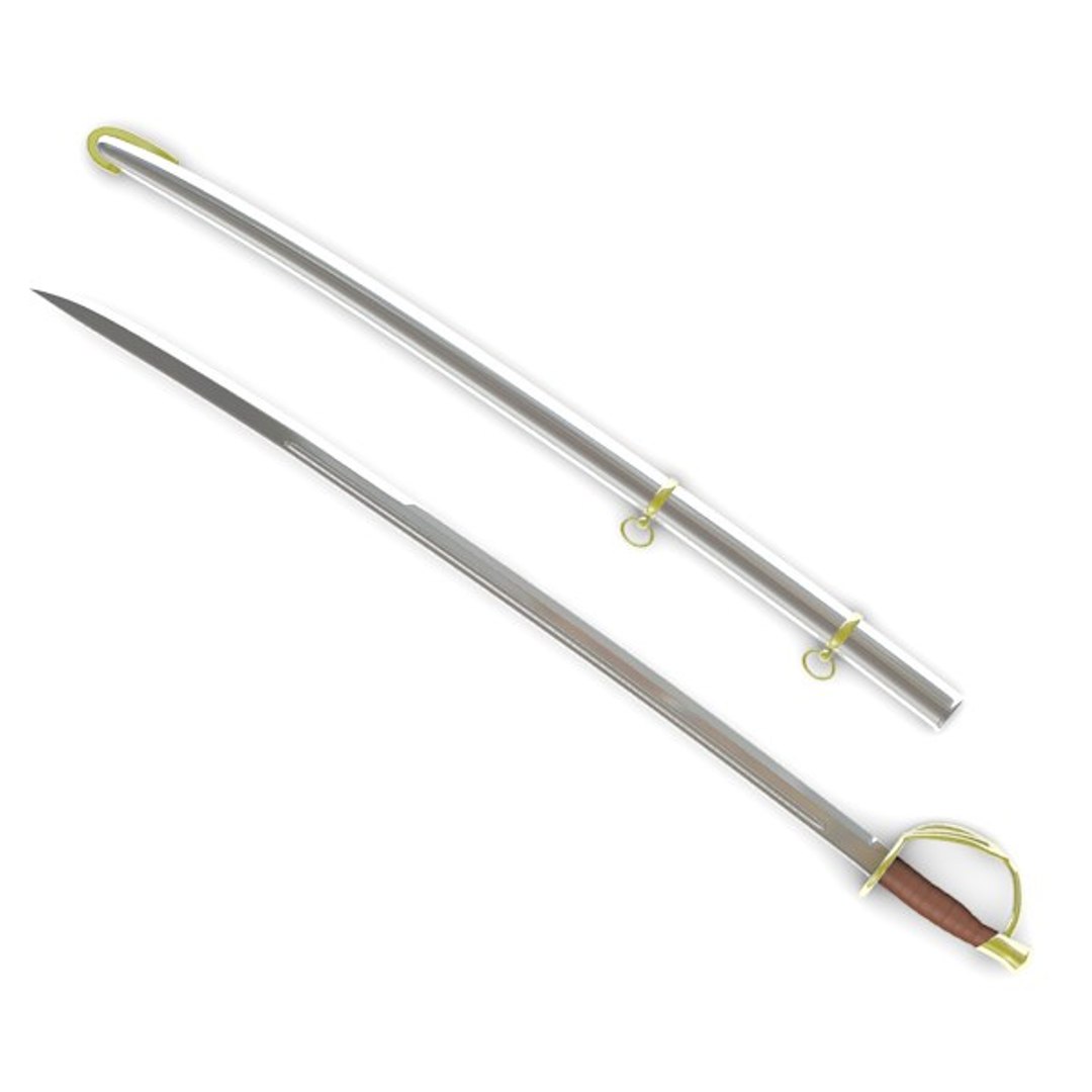 3d Model Sabre Cut Saber