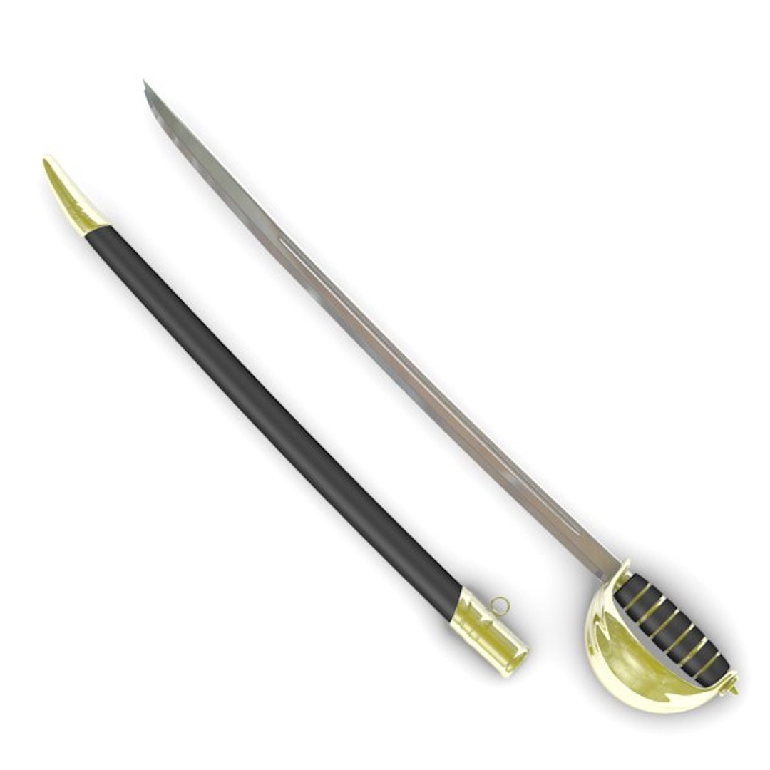 3d Model Sabre Cut Saber